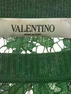 Valentino Garavani Floral Lace Boat Neck Top