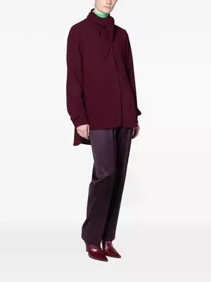 ROKSANDA Nyra Pussy-bow Shirt