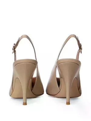 GIANVITO ROSSI Sofia Pointed-toe Slingback Pumps