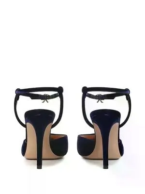 GIANVITO ROSSI Pointed-toe Ankle-strap Pumps