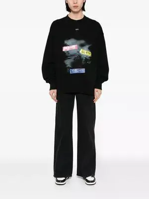 Off-White Type Sticker Skate Sweatshirt