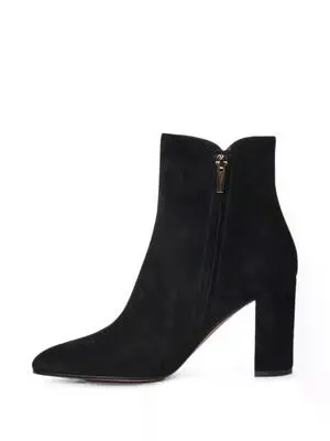 GIANVITO ROSSI Lisa Suede Ankle Boots