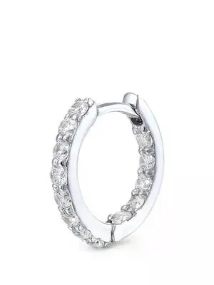 ANABELA CHAN Asscher Diamond Pendant Hoop Earrings