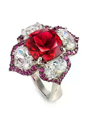 ANABELA CHAN Lotus Ruby Ring