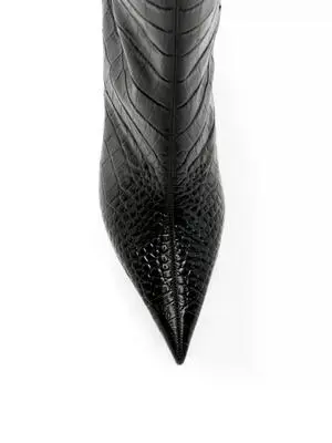 Paris Texas Vera Croc-effect Boots