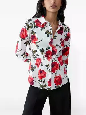 Carolina Herrera Icon Rose-print Shirt