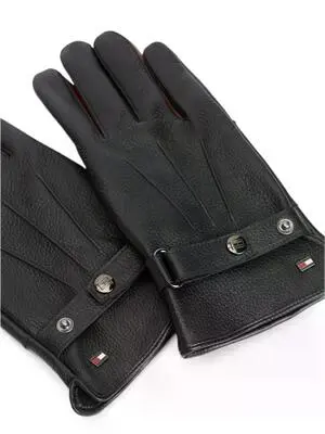 Tommy Hilfiger Logo Plaque Touch-strap Gloves