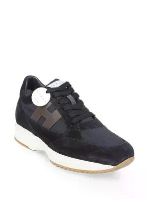 Hogan Logo-patch Panelled Sneakers