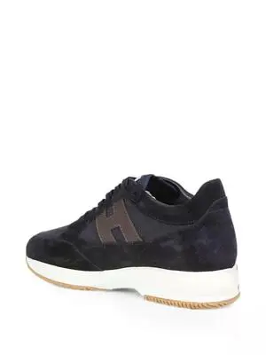 Hogan Logo-patch Panelled Sneakers