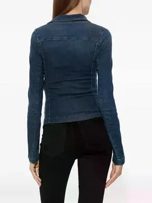 DIESEL® Full-zip Shirt In Denim