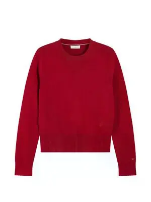 Tommy Hilfiger Embroidered Crew Neck Sweater
