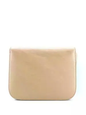 Celine Grainy Leather Medium Crossbody Bag - Brown