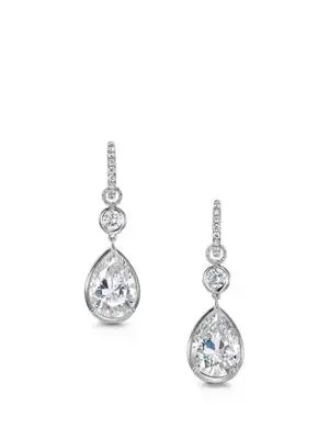 ANABELA CHAN Lab-grown Diamond Hoop Earrings - Silver
