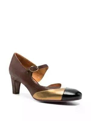 Chie Mihara Mary Jane Block Heel Pumps