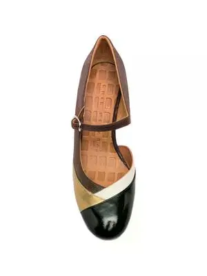 Chie Mihara Mary Jane Block Heel Pumps