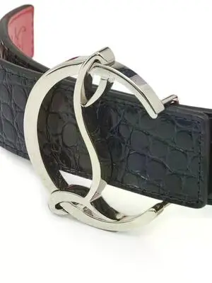 CHRISTIAN LOUBOUTIN Cl Logo Reversible Belt