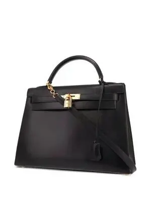 Hermès 1996 32 Kelly Handbag - Black