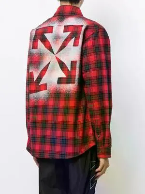 Off-White Check-print Long-sleeve Shirt