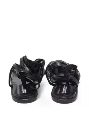 Manolo Blahnik Primathi Ankle-tie Sandals