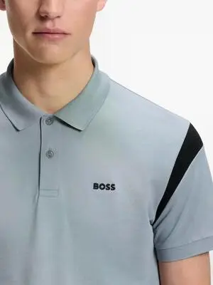 BOSS Paddy Contrast-panel Polo Shirt