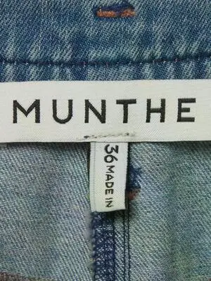 Munthe Denim-waistband Pleated Trousers