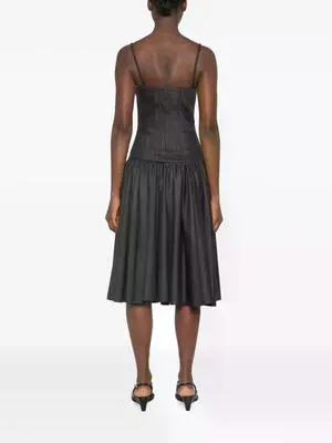 JEAN PAUL GAULTIER Conic-cup Sleeveless Midi Dress