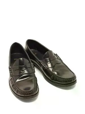 Celine Ruched Detail Loafers