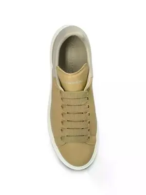 Alexander McQueen Oversized Leather Sneakers - Brown