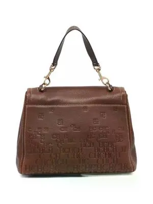 Carolina Herrera Baret Monogram-embossed Tote Bag