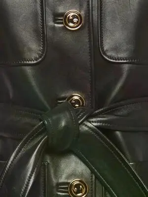 Gucci Belted Leather Vest