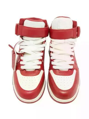 Off-White Out Of Office High-top Sneakers - Red