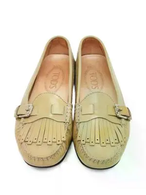 TOD'S Gommino Fringed Buckle Loafers