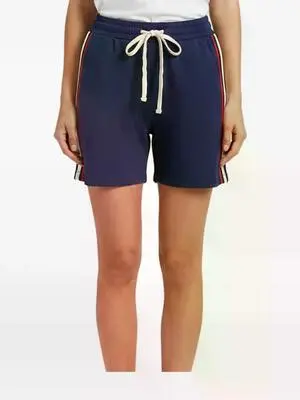 Gucci Logo Tape Jersey Shorts - Blue