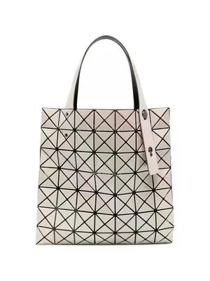 Issey Miyake Prism Geometric-panelling Tote Bag - Neutrals