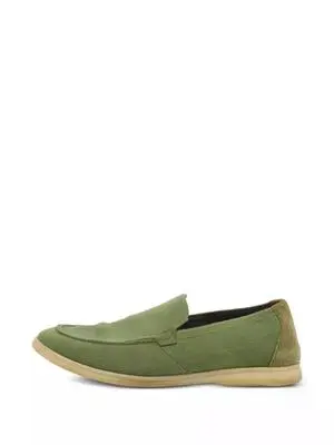 Loro Piana Summer Walk Loafers - Green