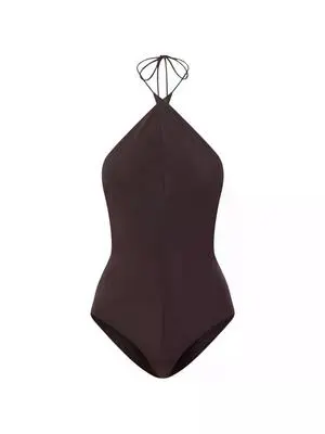Alex Perry Cross-tie Halterneck Bodysuit