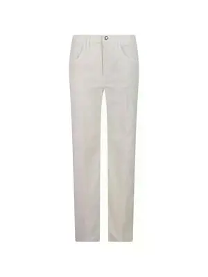 DONDUP Corduroy Straight-leg Trousers - Neutrals