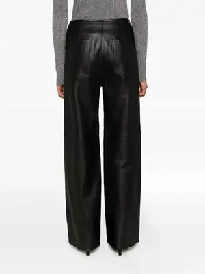 TOTEME Tirago Straight-leg Leather Trousers