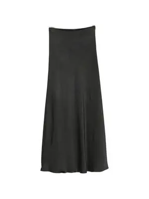 Fabiana Filippi Satin-finish Maxi Skirt - Black