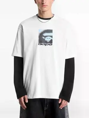 A BATHING APE Spray Ape Head T-shirt