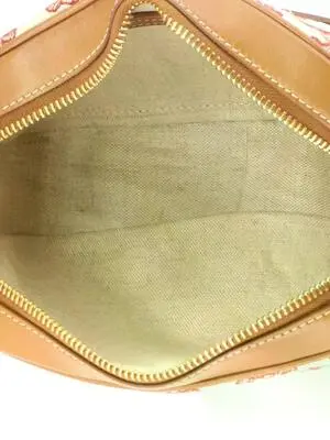 Celine Camera Bag Triomphe Canvas Small Crossbody Bag - Neutrals