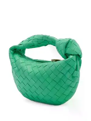 Bottega Veneta 2012-2026 Mini Nappa Intrecciato Jodie Hobo Bag - Green