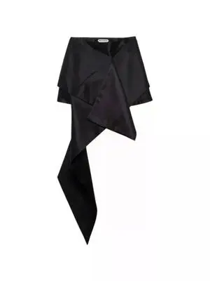 JW Anderson Cross-drape Mini Skirt - Black
