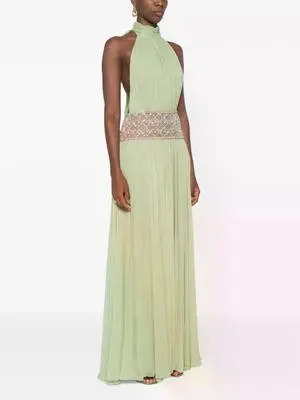 Retrofete Kreeli Crystal-embellished Maxi Dress