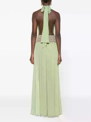 Retrofete Kreeli Crystal-embellished Maxi Dress