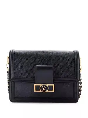 LOUIS VUITTON Dauphine Epi Leather Mm Shoulder Bag - Black
