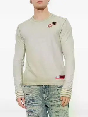DIESEL® Patch-detail Long-sleeve T-shirt