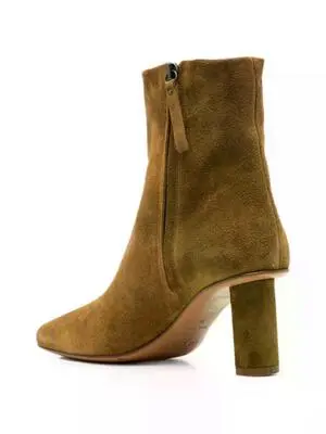 FORTE_FORTE Suede Block-heel Ankle Boots