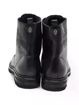 Roberto Cavalli Lace-up Combat Boots