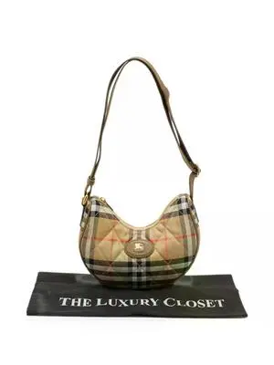 Burberry Horseshoe Quilted Shoulder Bag